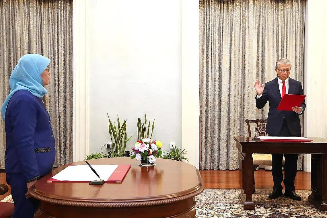 Presiden Halimah rasmikan angkat sumpah lanjut lantikan Hakim Mahkamah ...
