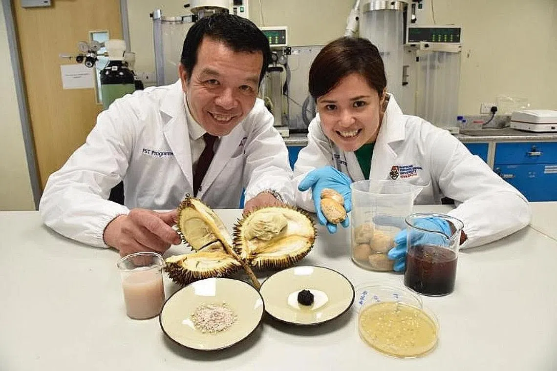 Saintis NTU ubah biji durian sebagai penstabil makanan, Berita ...