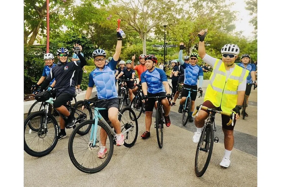 Acara berbasikal sokong autisme, Berita Singapura - Beritaharian.sg