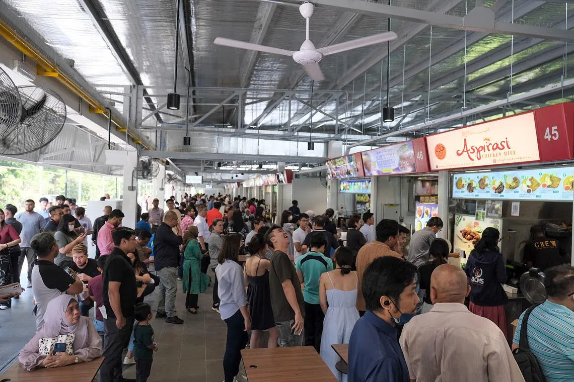 Pusat Makanan Seah Im dibuka semula, Berita Singapura - Beritaharian.sg