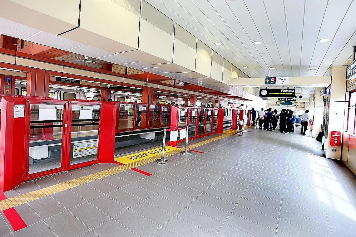 Dua platform baru LRT CCK mula operasi Selasa, Berita Singapura ...