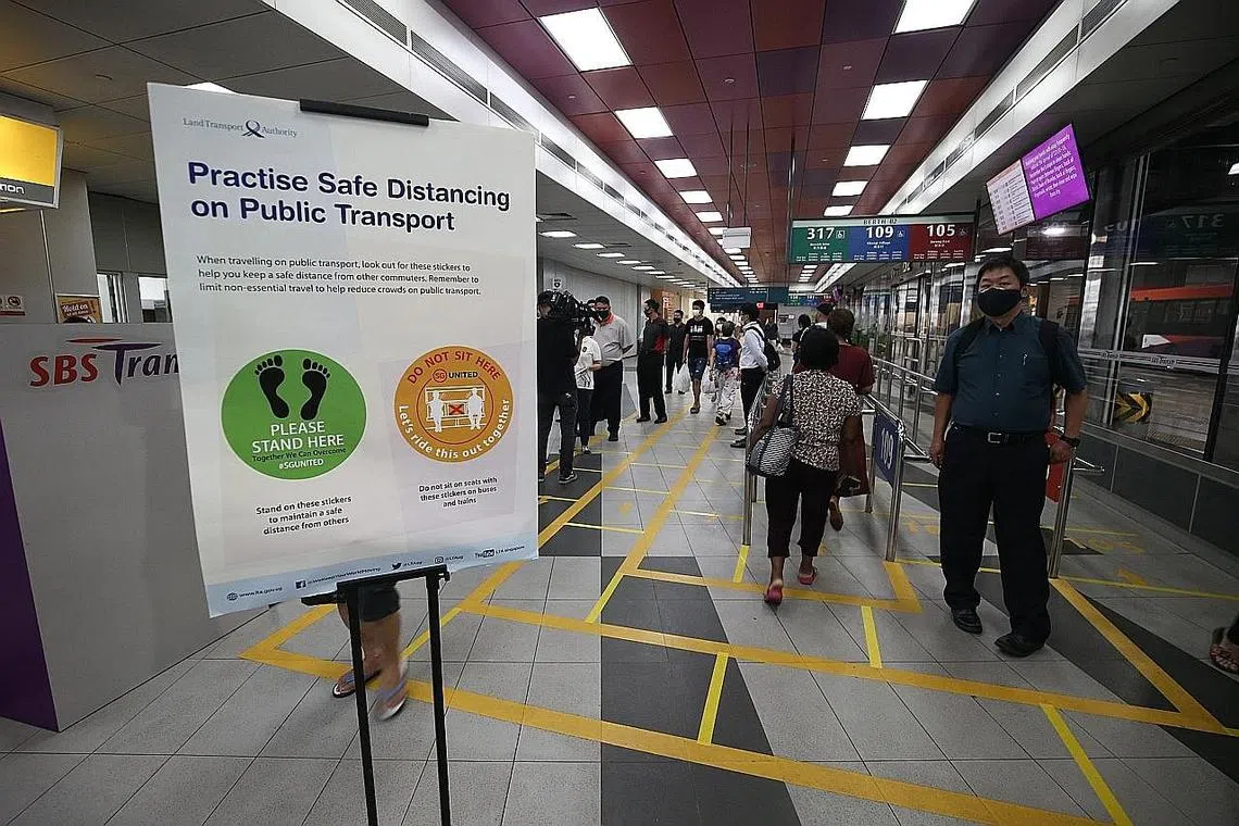 Panduan visual bantu penumpang bas, MRT, Berita Singapura - Beritaharian.sg