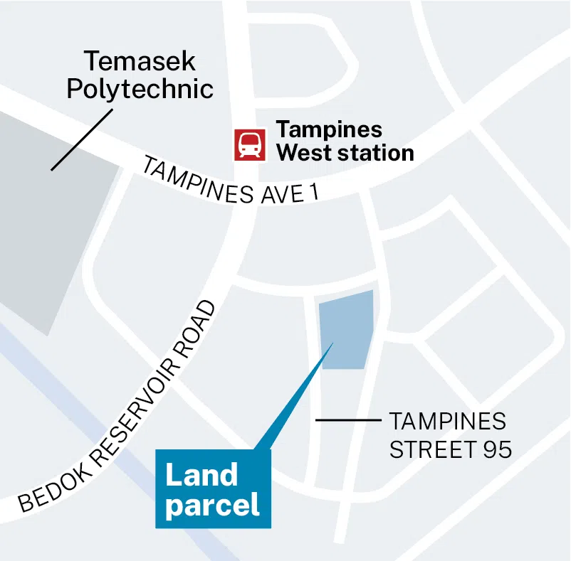 Tampines executive condominium site for 560 units put up for sale - The ...