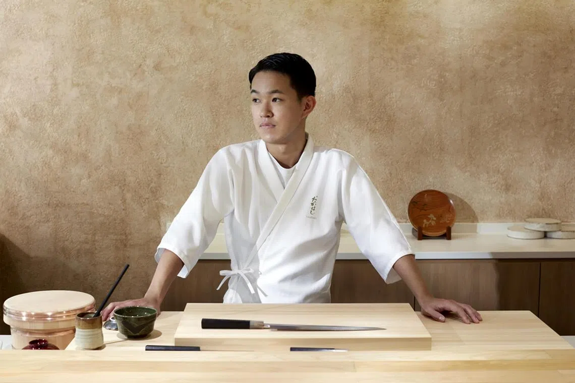 Young sushi chef, zen vibe at Takahashi - The Business Times