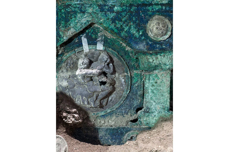 Roman chariot unearthed almost intact near Pompeii - The Business Times