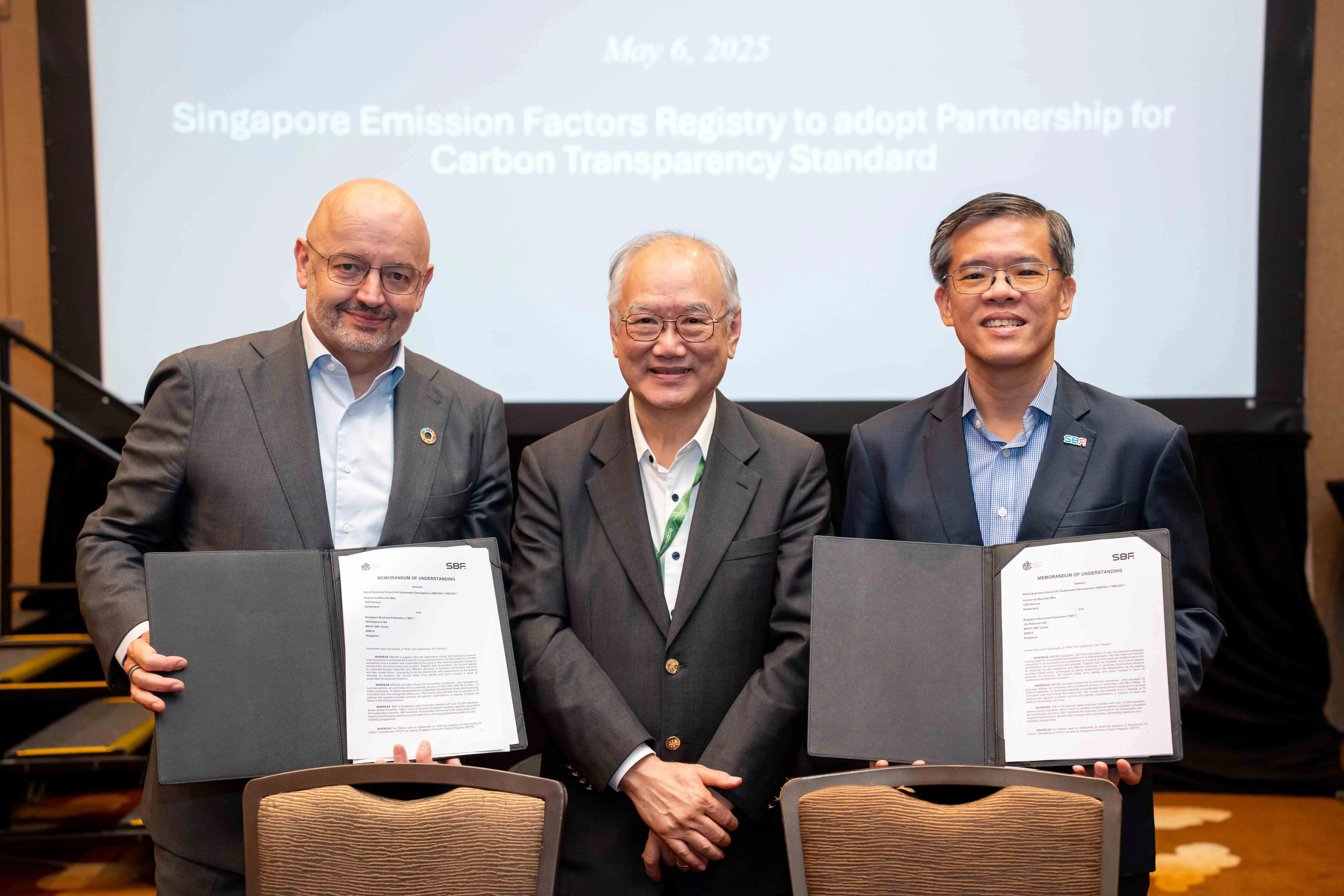 Singapore entities will be able to list product carbon data aligned ...