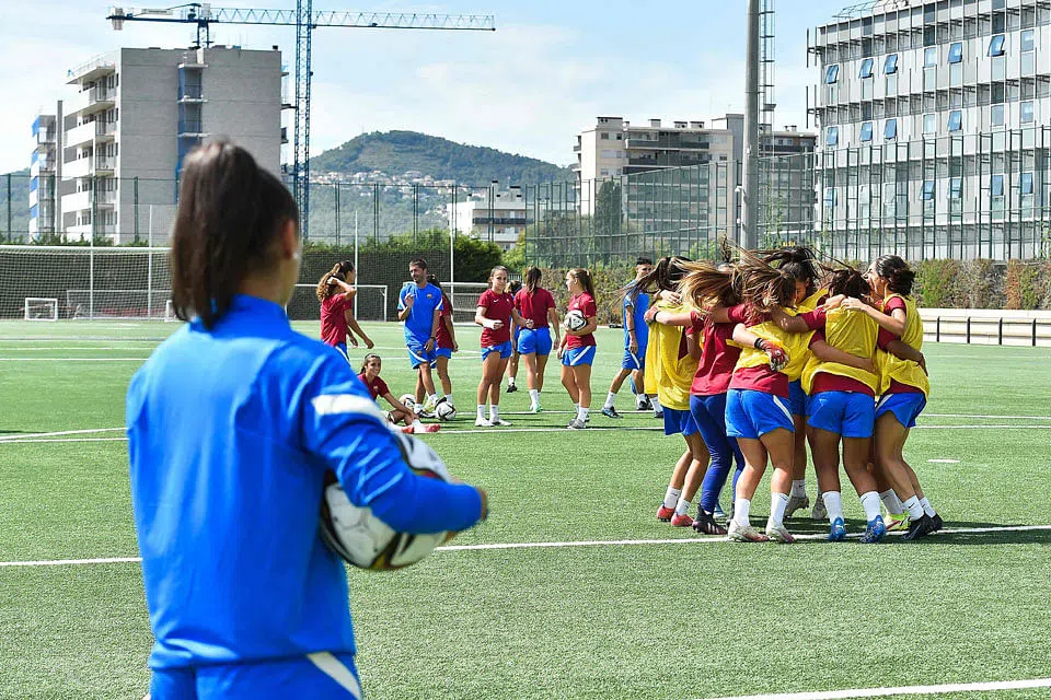 Barca's La Masia academy finally opens its doors to women - The ...