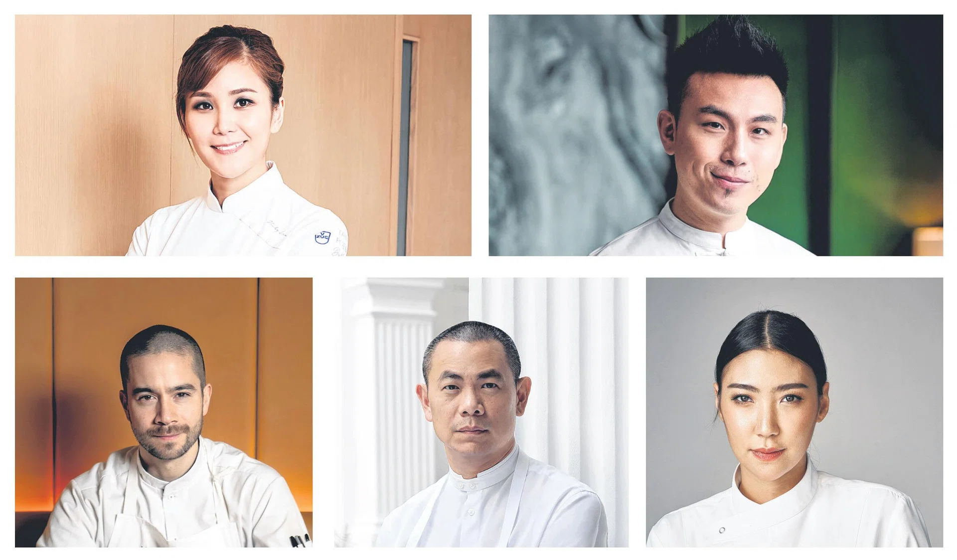 Hot Chinese chefs - Andre Chiang, Vicky Lau, Vicky Cheng, Pam Pichaya ...