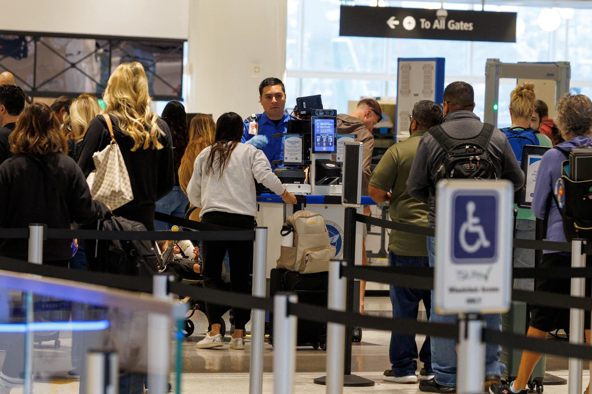 Security lines at some US airports hit three hours as TSA absences rise ...