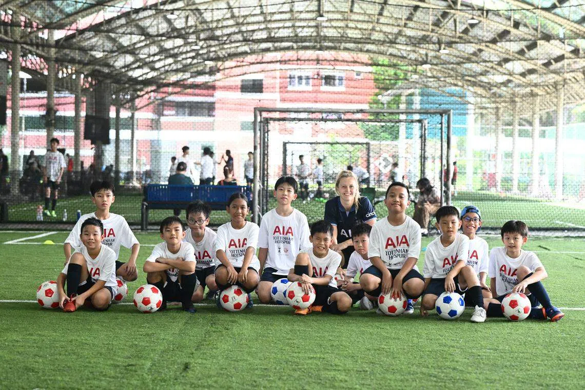 AIA Singapore, Tottenham Hotspur organise clinic for young footballers