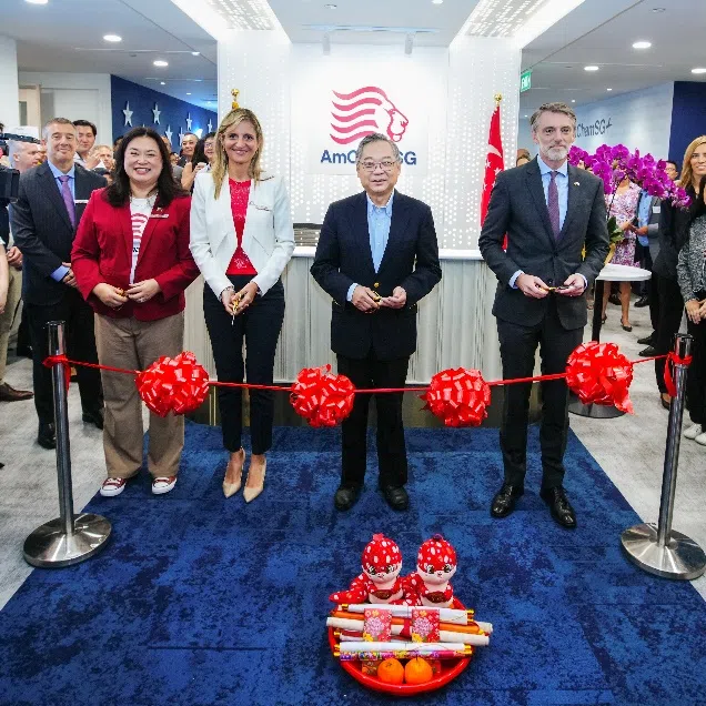 AmCham Singapore launches expanded hub in Shaw Centre - The Business Times