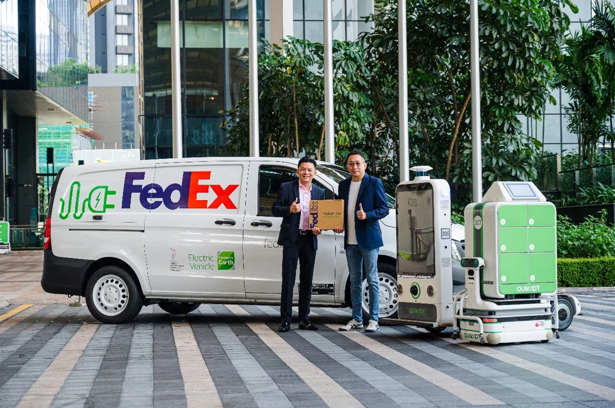 FedEx partners Singapore startup QuikBot to deploy robots for deliveries in commercial areas ...