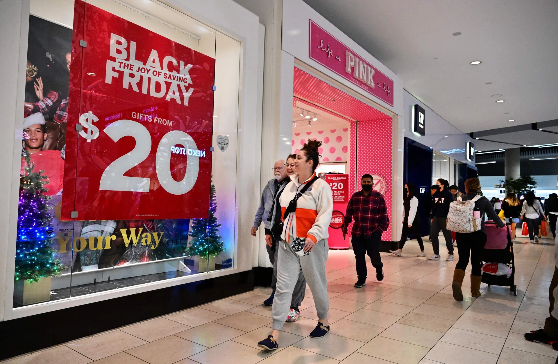 Black Friday crowds thin despite deals - The Business Times