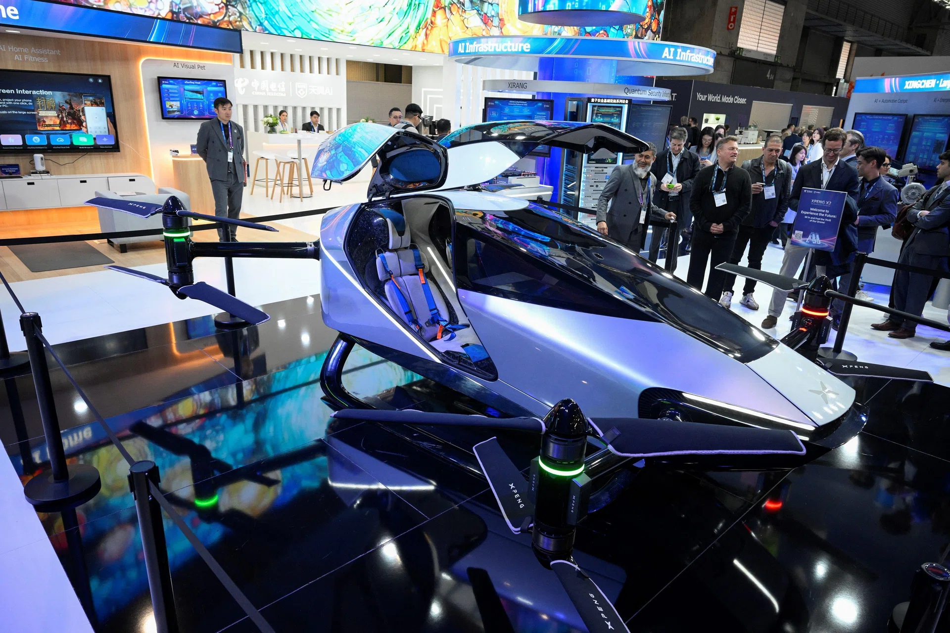 China's auto titans push for AI, flying cars and new plates - The ...