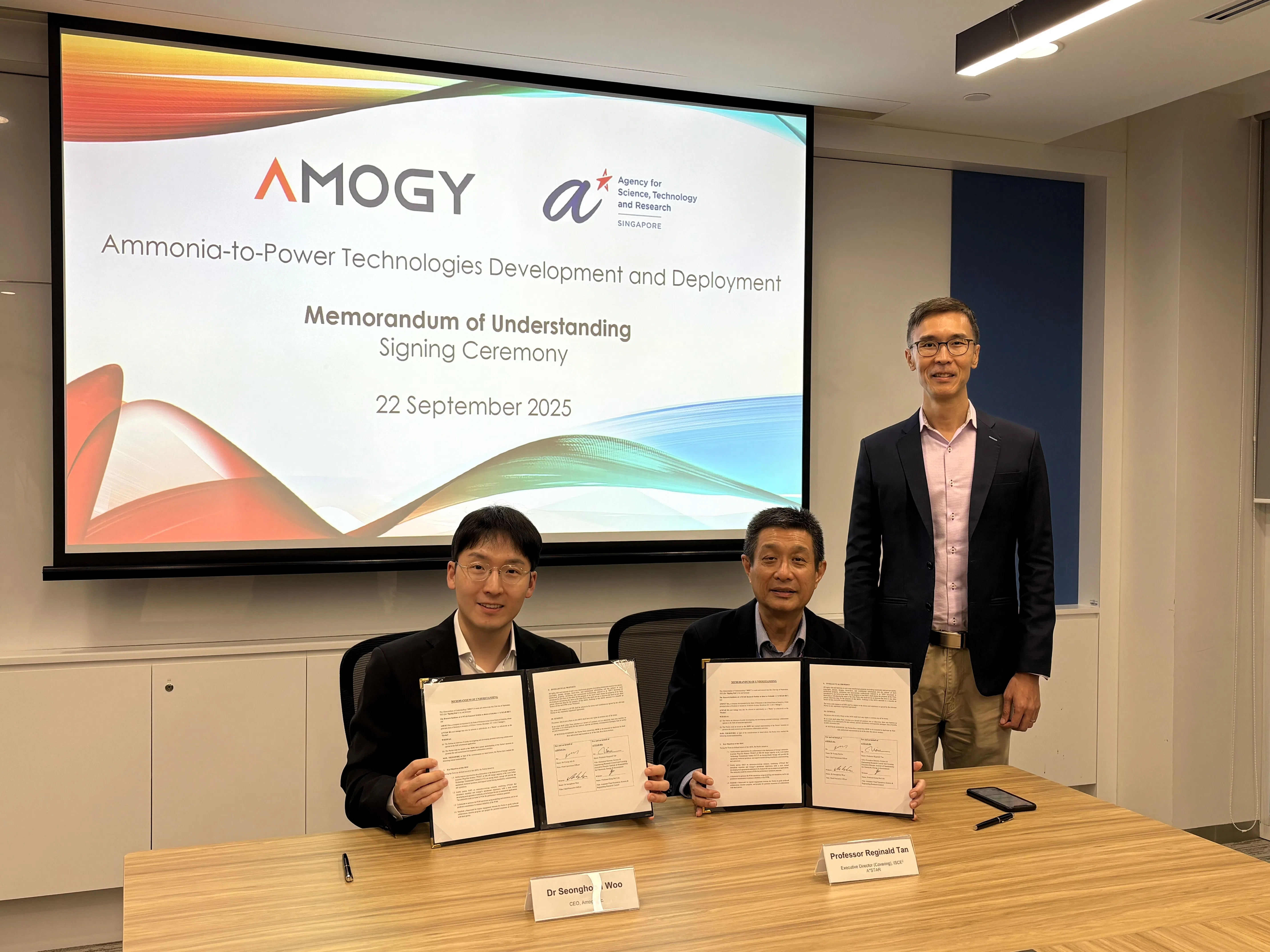 A*Star partners alternative energy solutions firm Amogy to develop ammonia-to-power technologies ...
