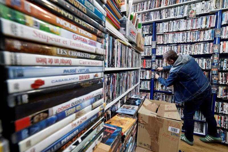 Paris DVD rental store in last stand against streaming giants - The ...