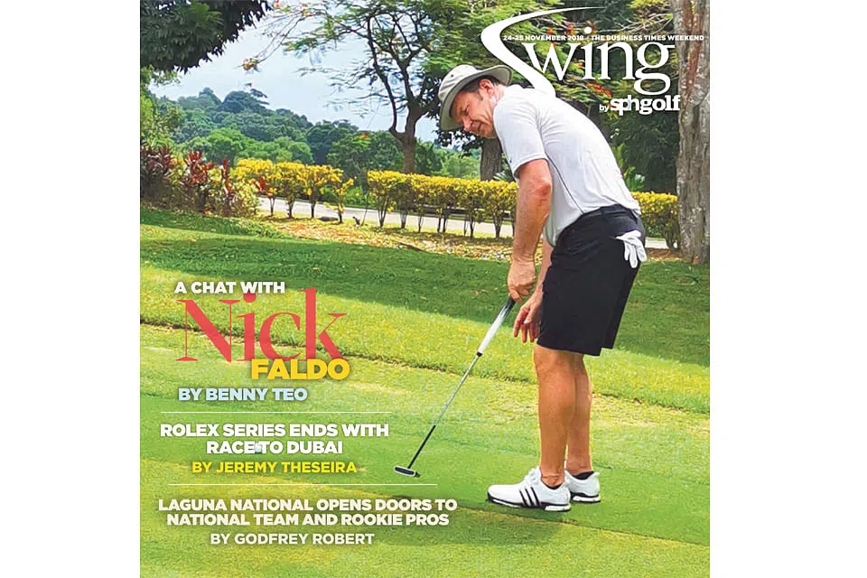 From professional golf to golf course design, Nick Faldo tells it all