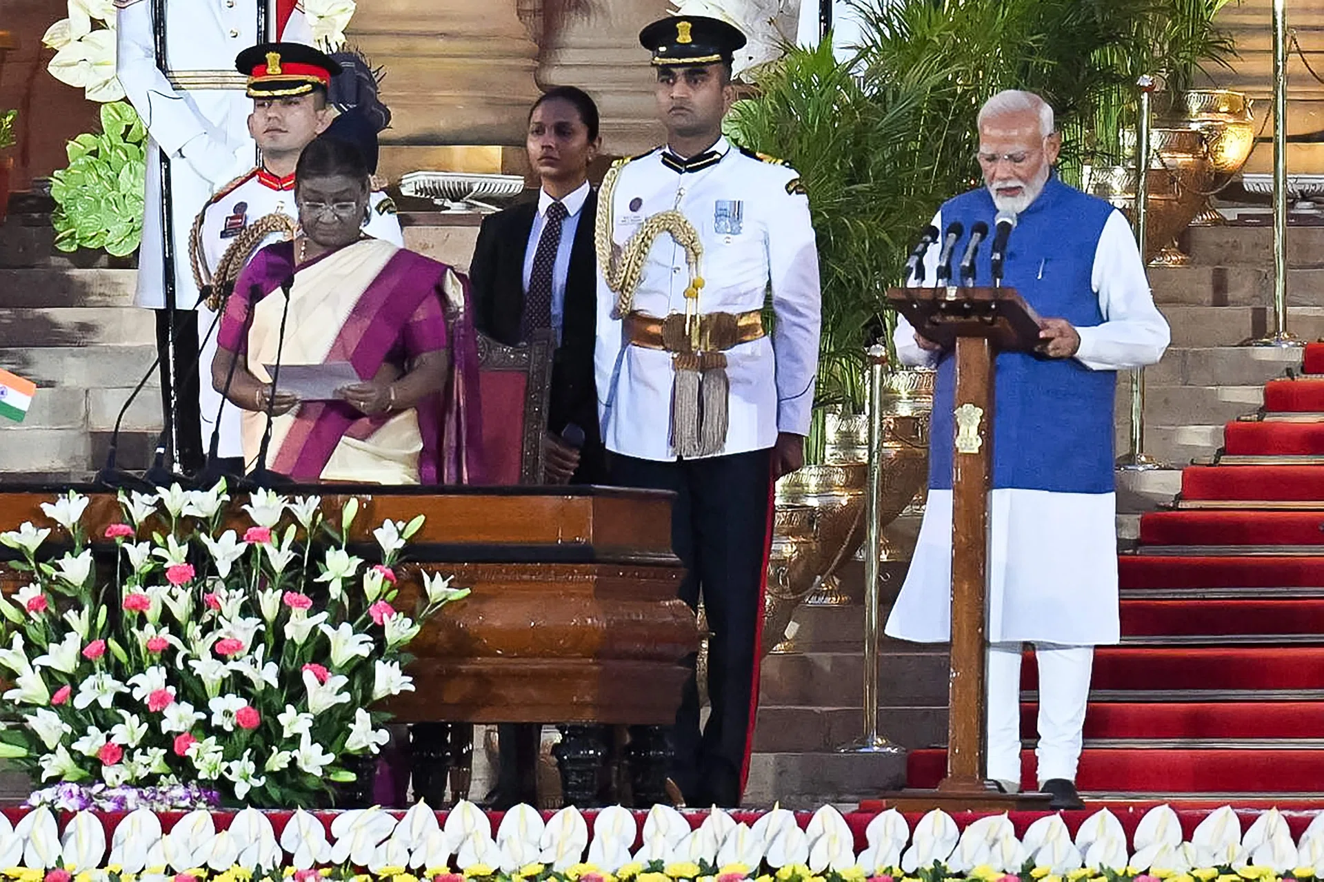 India’s Modi sworn in as prime minister for historic third term - The ...