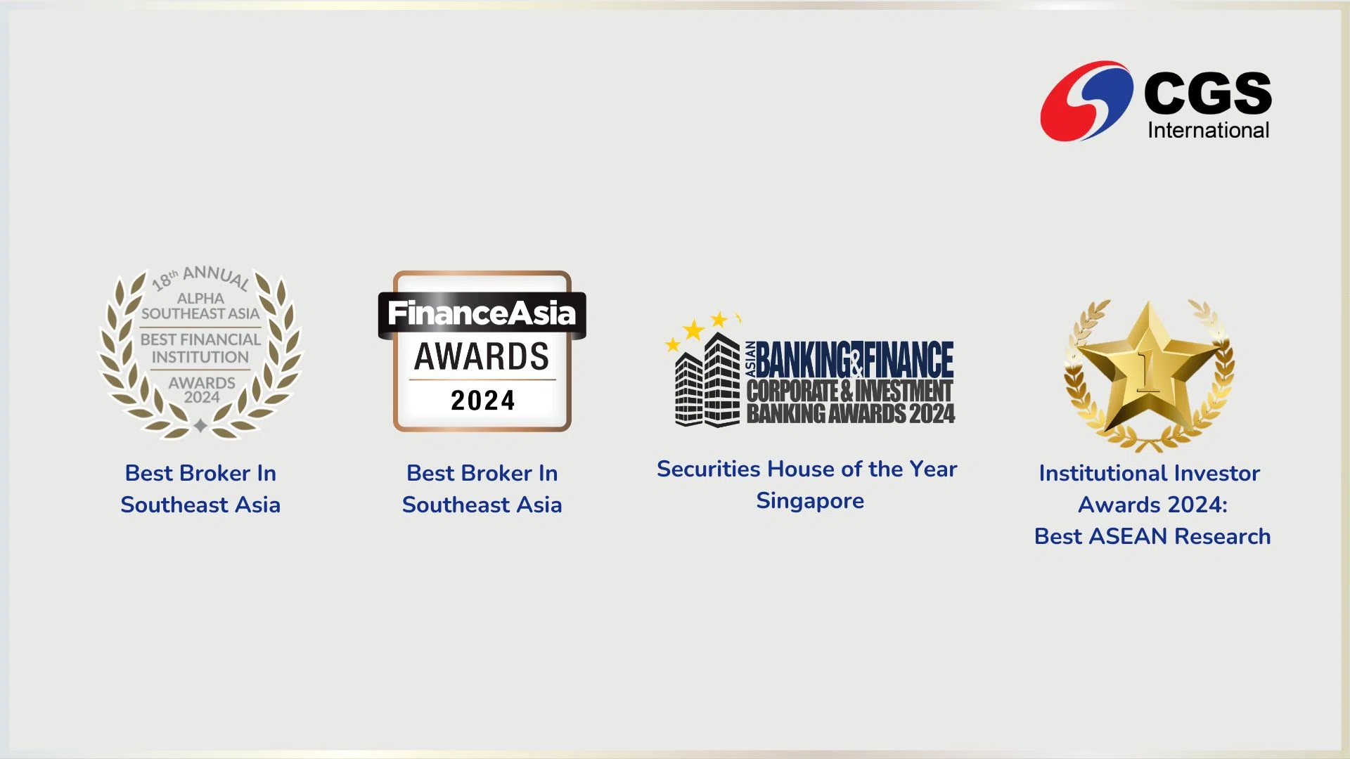 CGS International Clinches Over 50 Awards in 1H2024, Highlights ...