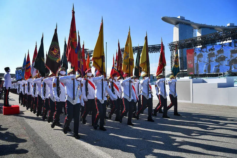 Singapore marks 56th birthday with NDP ceremonial parade - The Business ...