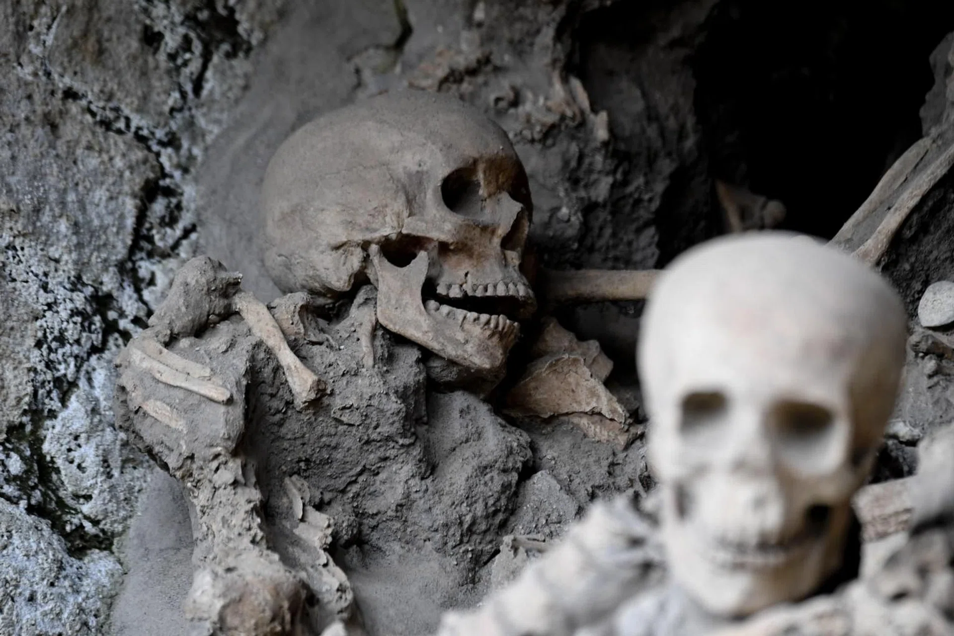 New skeleton find could reveal more about Vesuvius eruption - The ...