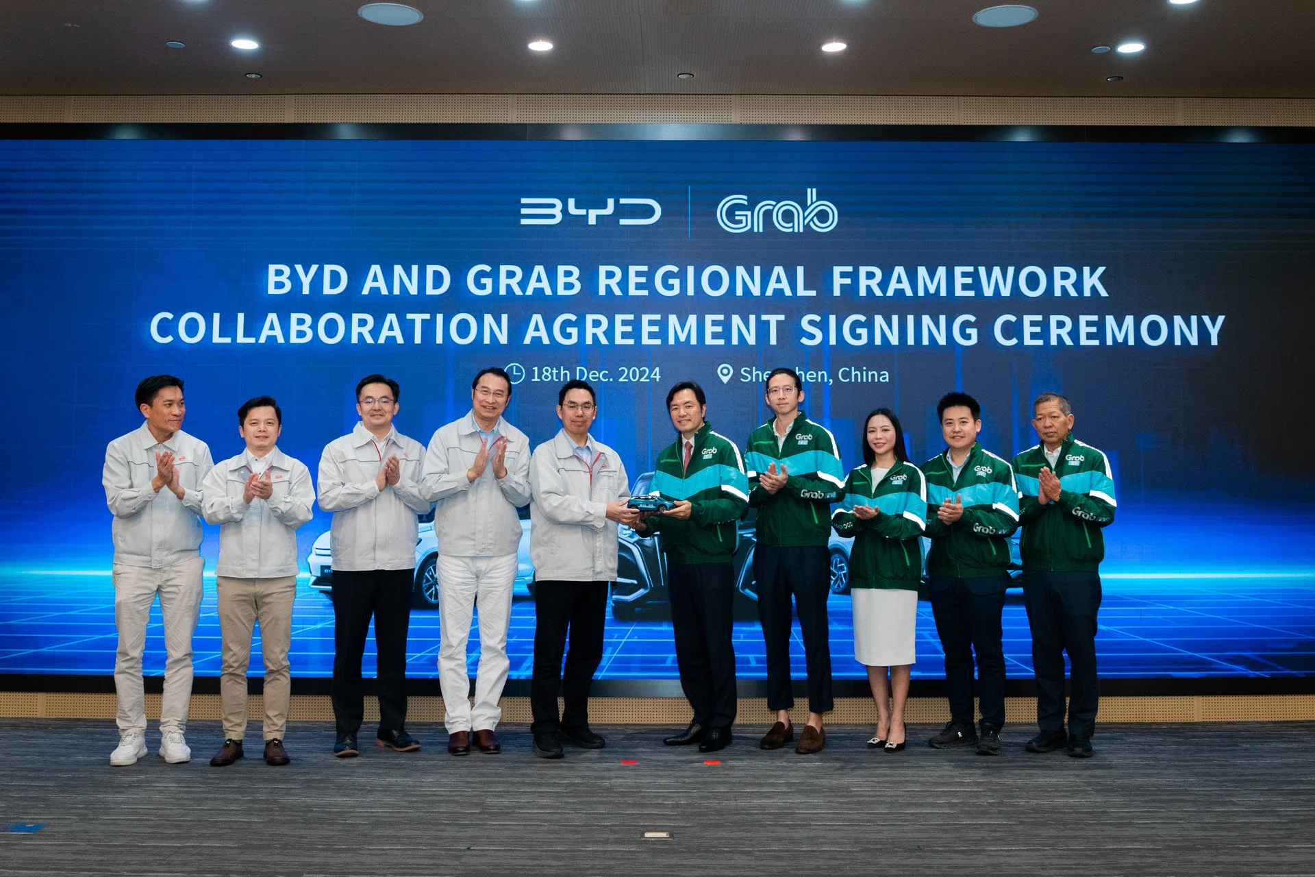 Grab partners BYD to expand electric vehicle fleet offering across ...