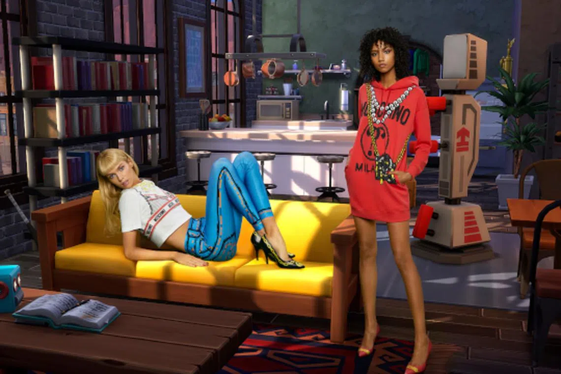 Moschino Plays Dress Up With The Sims For Its Latest Capsule Collection ...