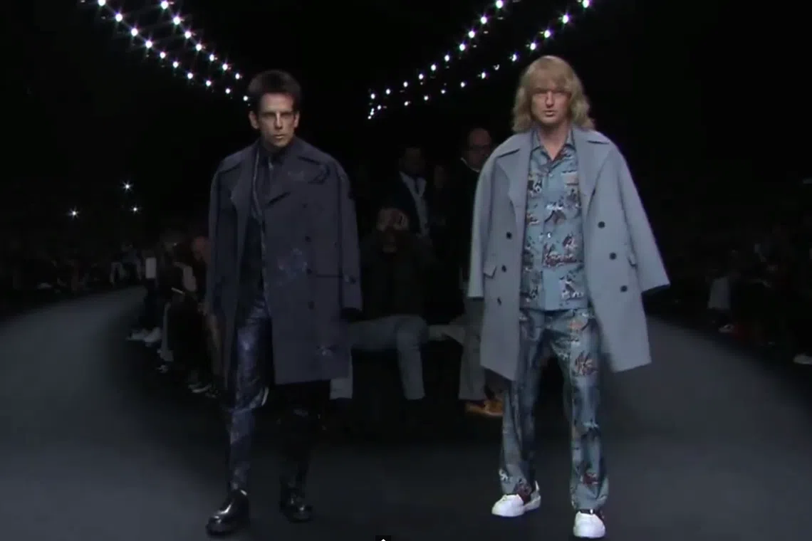 Best Fashion Moment of 2015? Zoolander and Hansel at the Valentino Fall ...