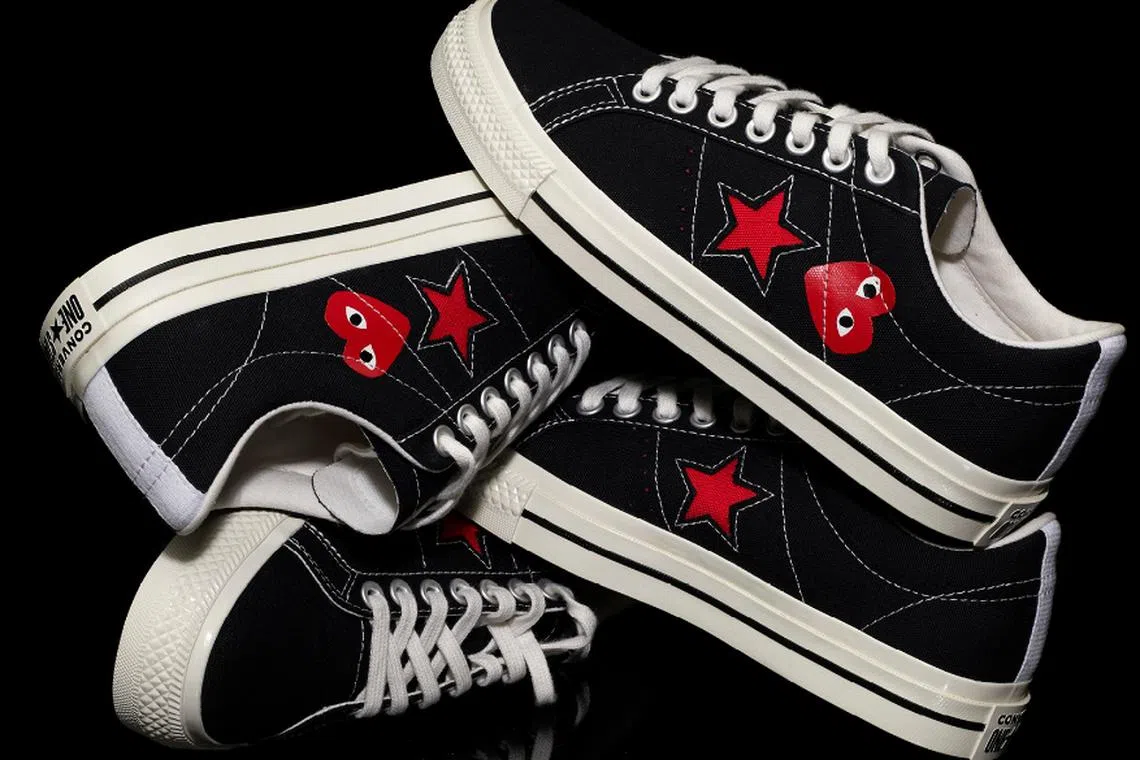 One Star In Converse x Play Comme Des Garcons Sneaker Collab | FZINE ...
