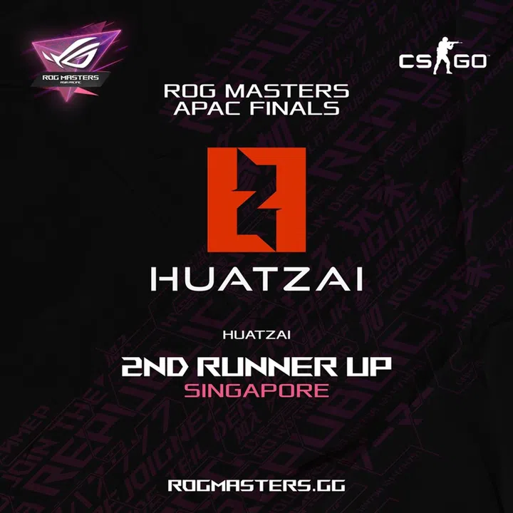 Huat Zai's CS: GO team clinches third place for Singapore at the ROG ...