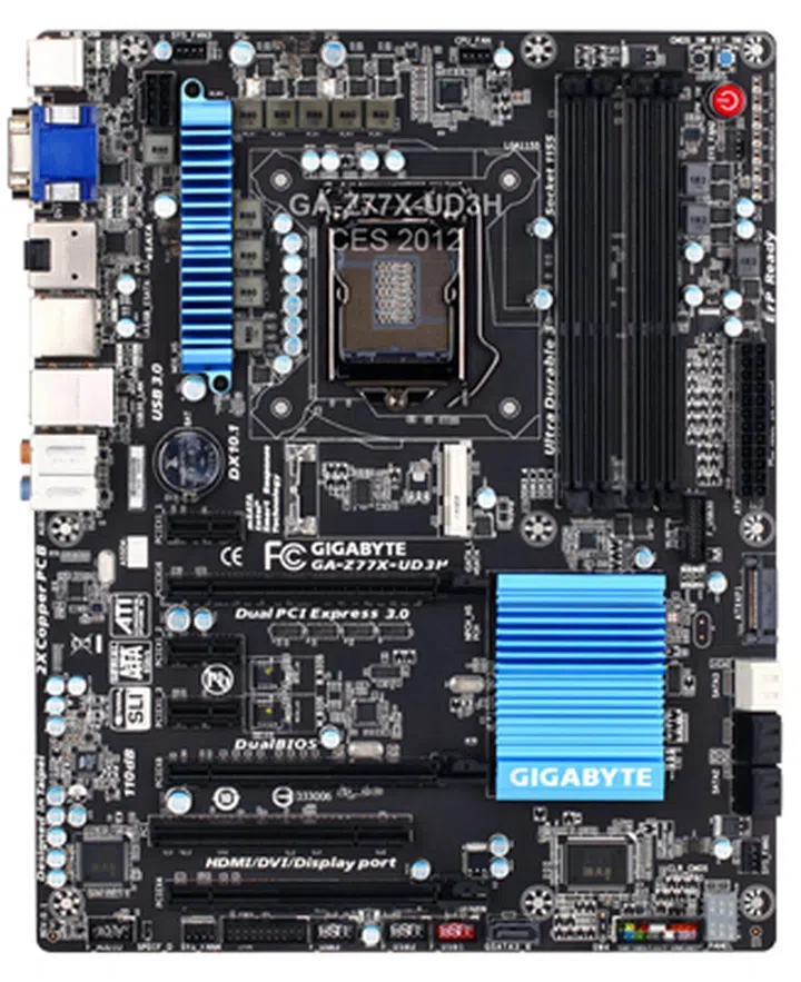 Gigabyte's New Z77 Motherboards Spotted at CES 2012 | HardwareZone ...