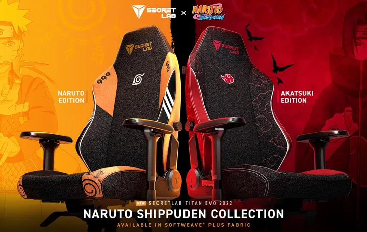 Secretlab's Naruto Shippuden gaming chairs are perfect for would-be ...