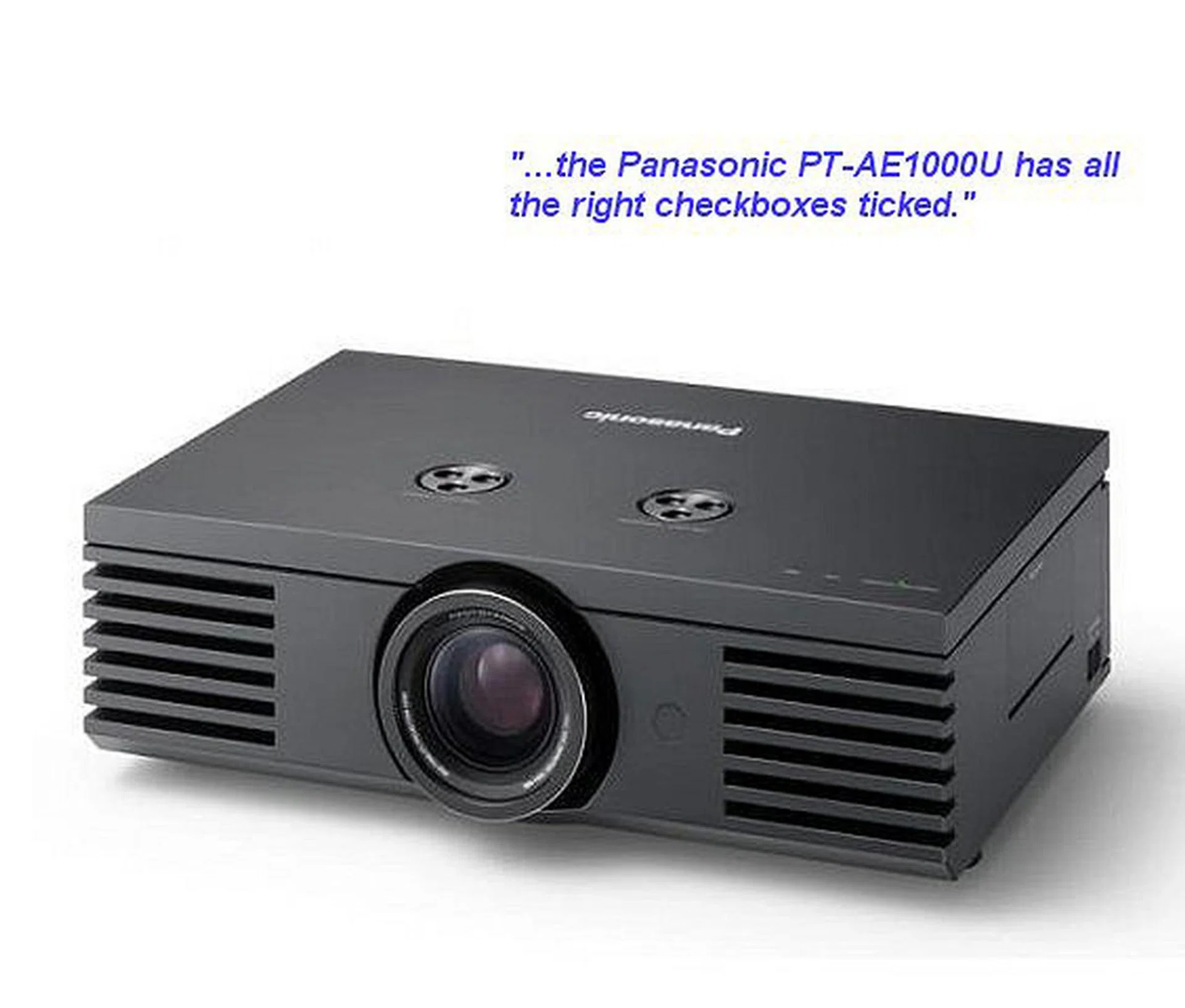 First Looks: Panasonic PT-AE1000U Projector (High-Definition ...