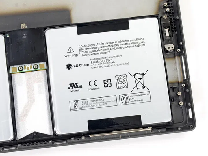 iFixit Posts Teardown of Microsoft's Surface Pro | HardwareZone Singapore