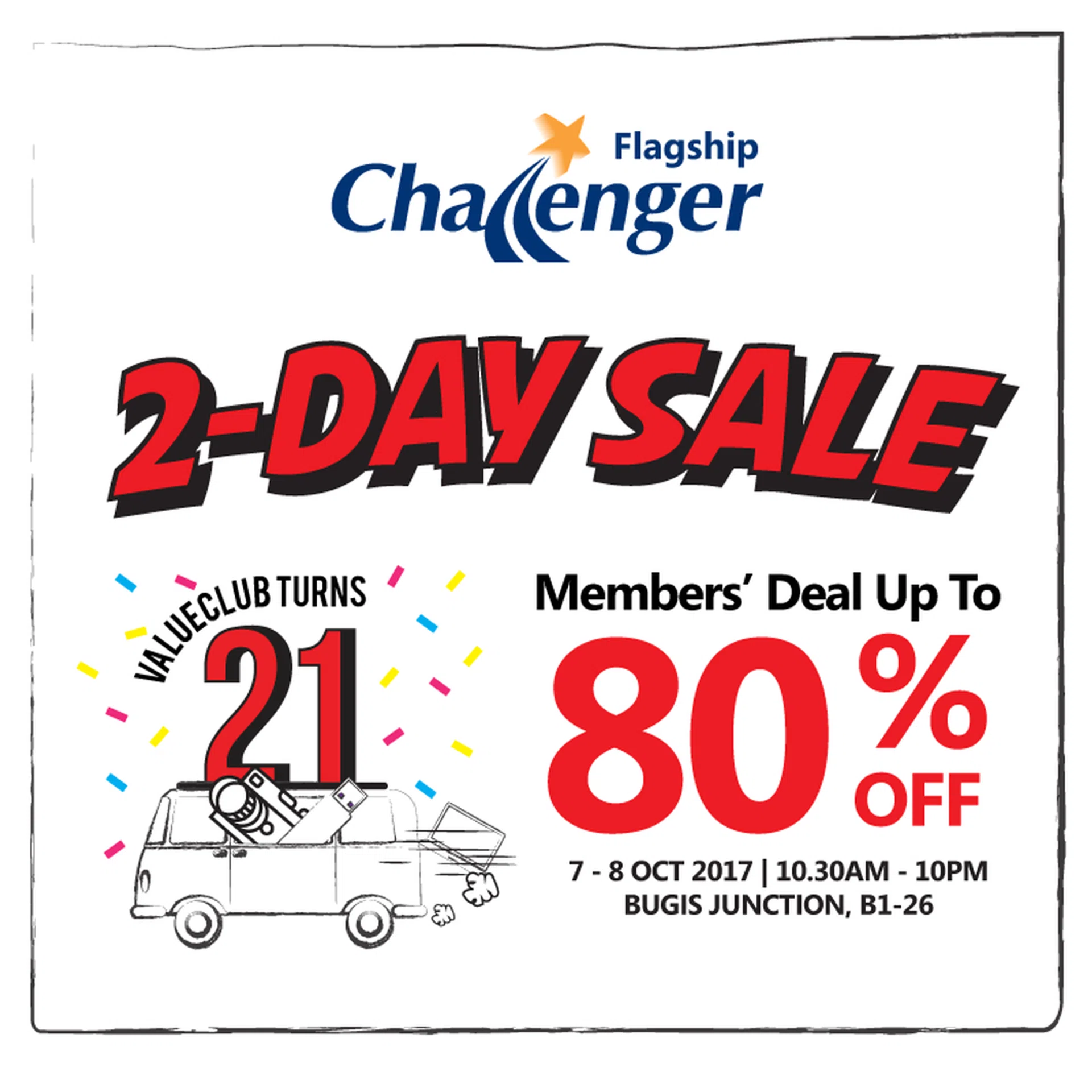 Deal alert: 8 deals you cannot miss at Challenger Bugis Junction 2-day ...