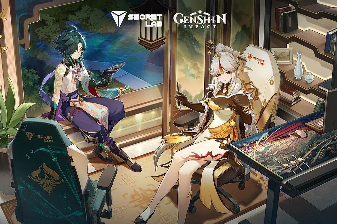 Secretlab Genshin Impact Collection: Liyue Chairs & Desk - NewsyList