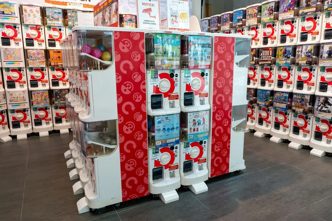 Gashapon Bandai Official opens at Suntec City with 118 capsule machines ...
