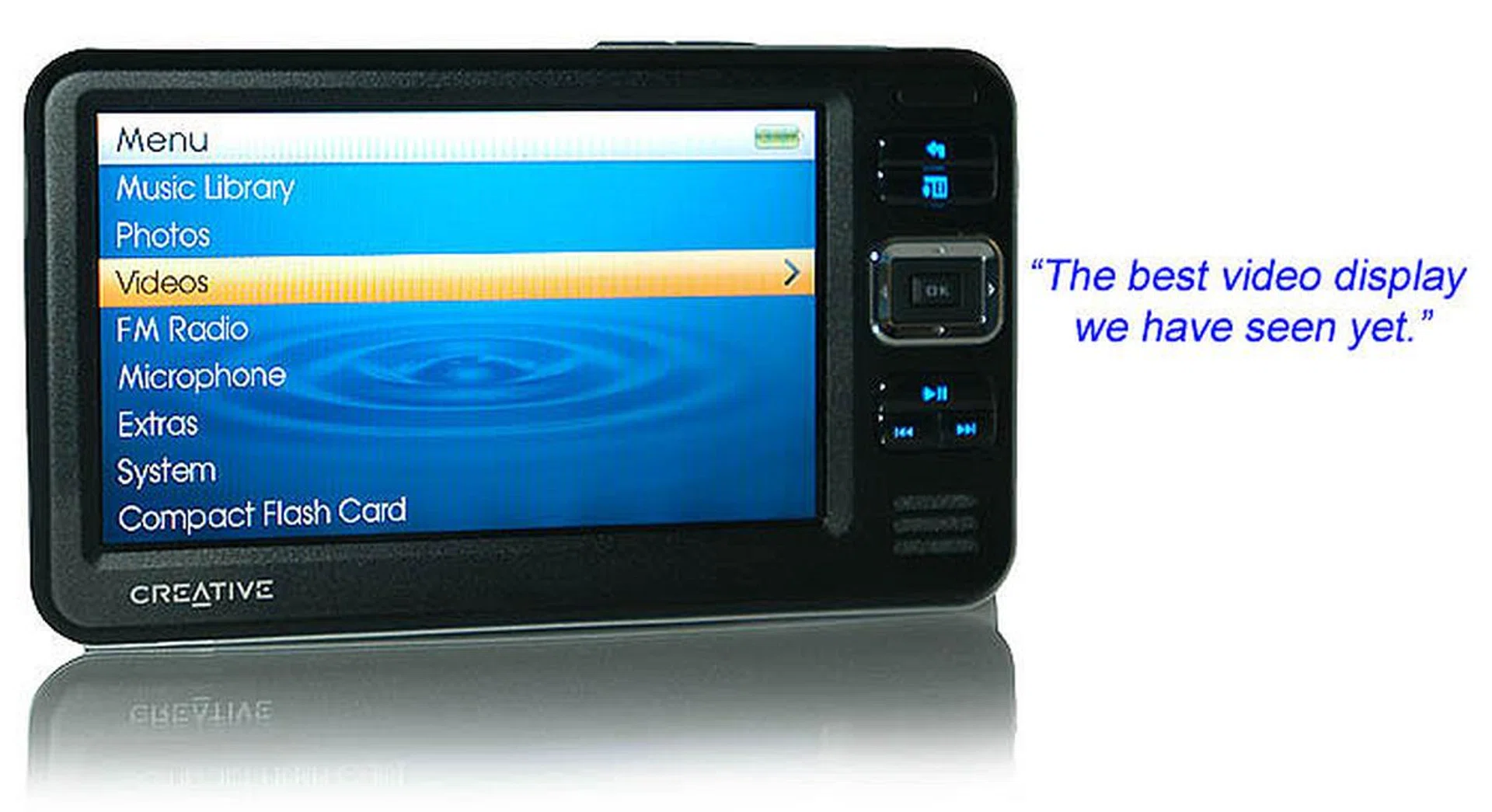 First Looks: Creative Zen Vision W | HardwareZone Singapore