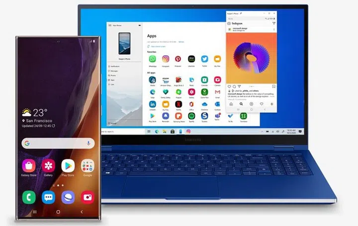 You can run Samsung Galaxy Note20's Android apps on a Windows 10 PC with the updated Your Phone ...