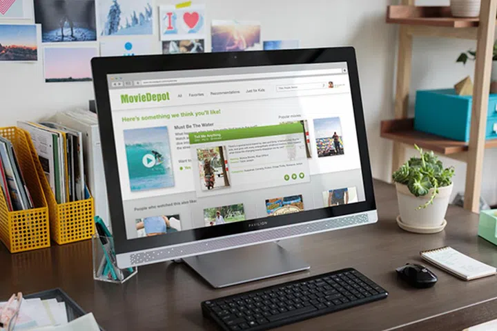 HP’s new Pavilion AIO is a sleek, modern machine with extremely thin ...