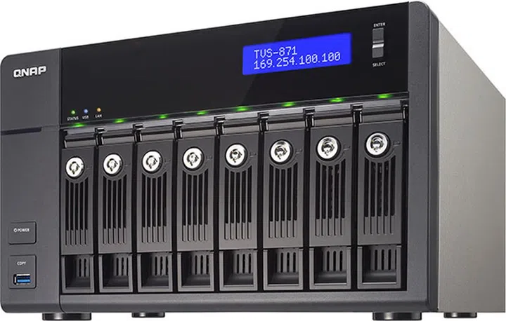 QNAP releases world's first Thunderbolt 2 NAS, the TVS-871T | HardwareZone Singapore