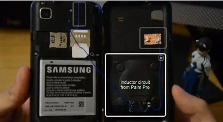 Samsung Galaxy S Plus with Palm Inductive Charging Mod Spotted ...