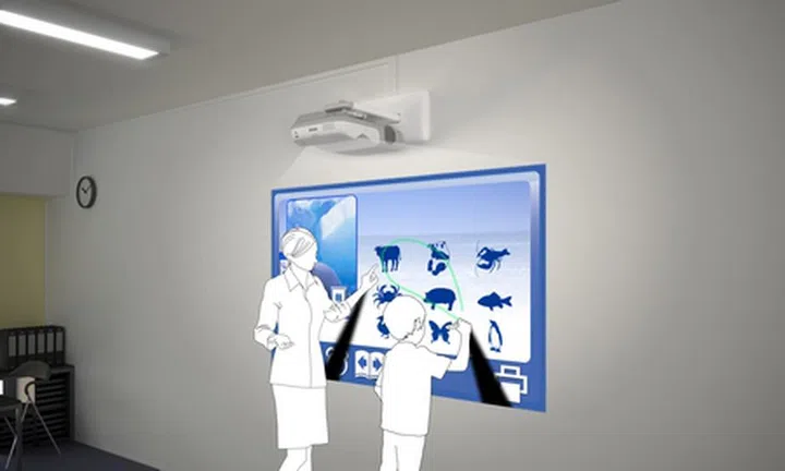 Epson's New Short Throw Projector Turns Any Surface into an Interactive ...
