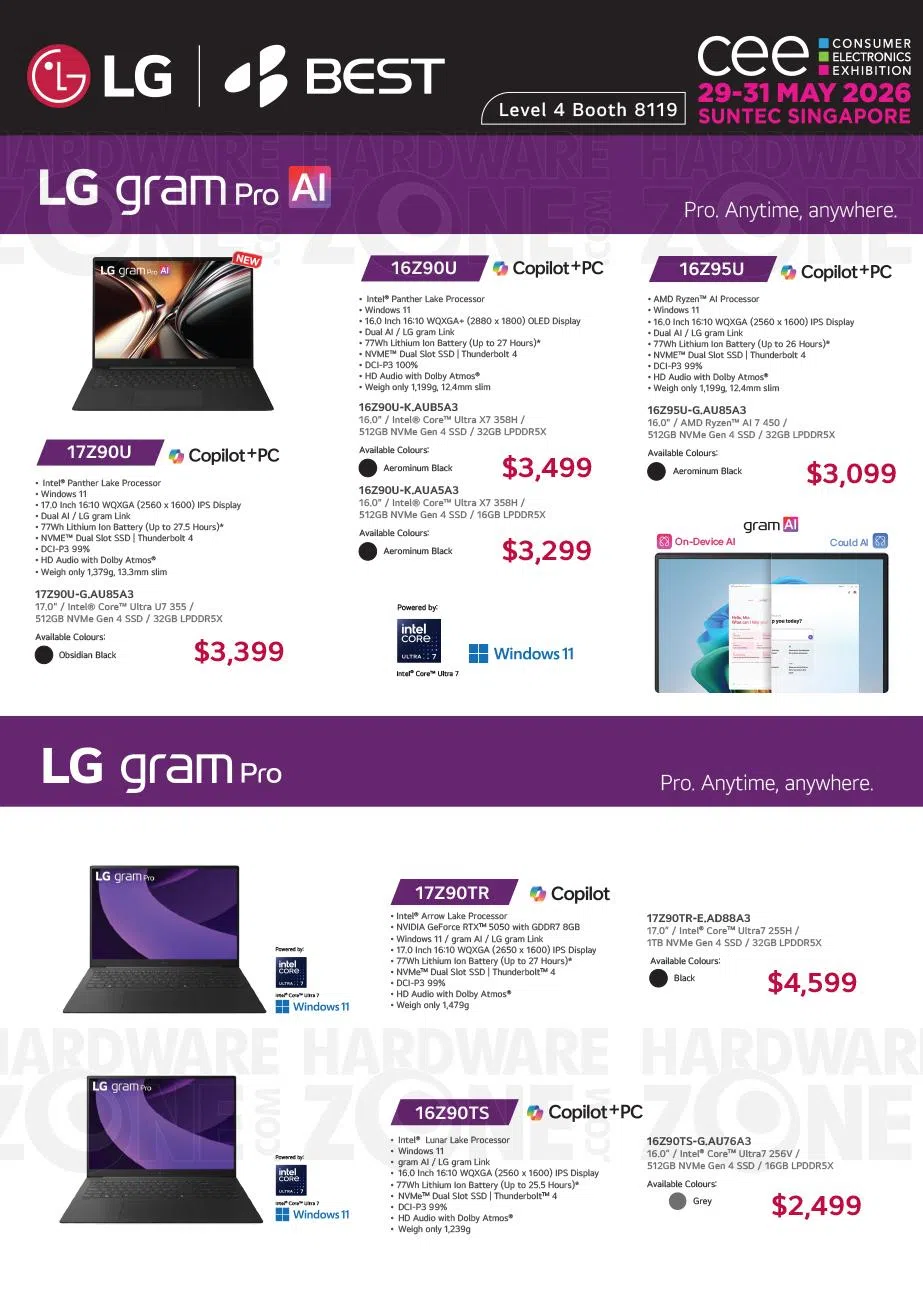 HardwareZone Tech Show Portal | HardwareZone Singapore
