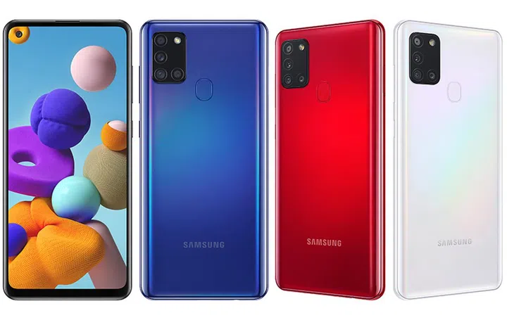 The Samsung Galaxy A21s also has a quad-lens rear camera and 5,000mAh ...