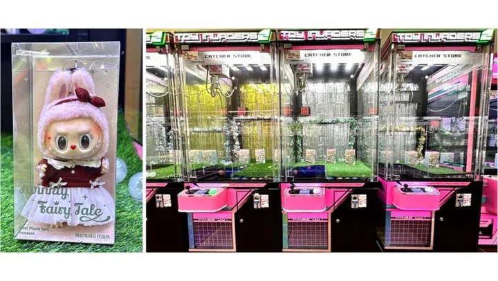 Here's your chance to snatch a Labubu plush doll at the Labubu Claw ...