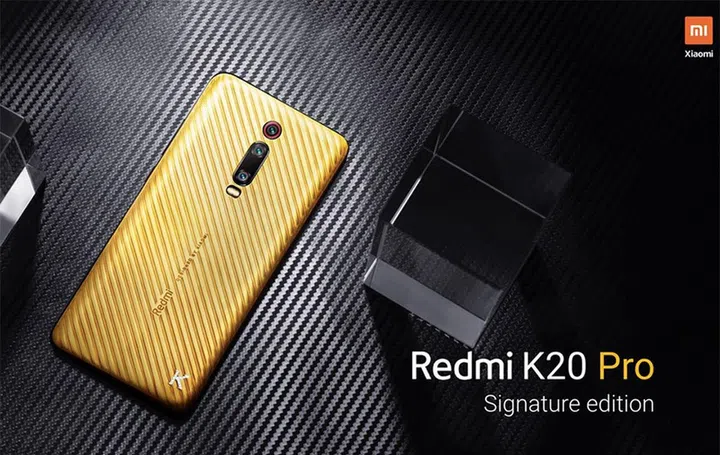 The Redmi K20 Pro Signature Edition is made of gold and diamonds ...