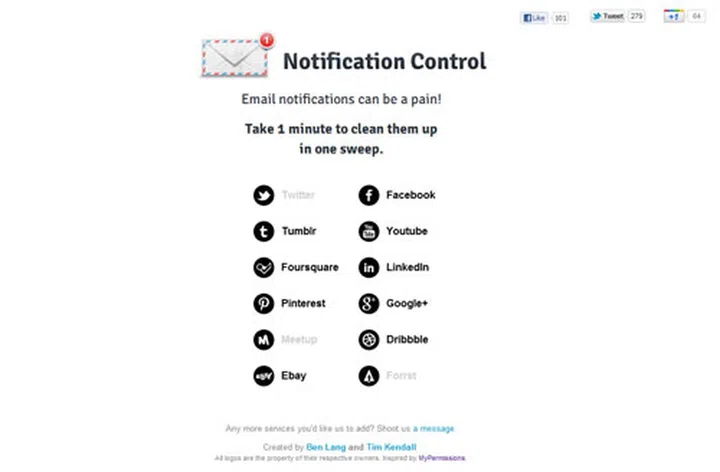 Notification Control - Manage Your Social Media Notifications at One Go ...