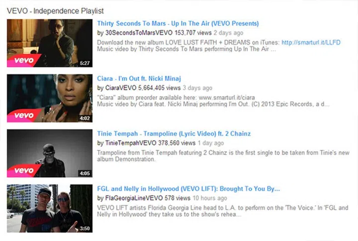 Google Paid $45 Million for 7% Stake in Vevo | HardwareZone Singapore