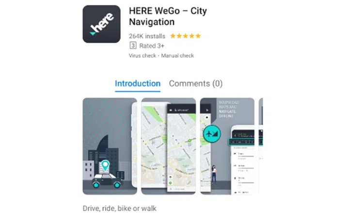 PSA: Popular city navigation app HERE WeGo is also on Huawei AppGallery ...